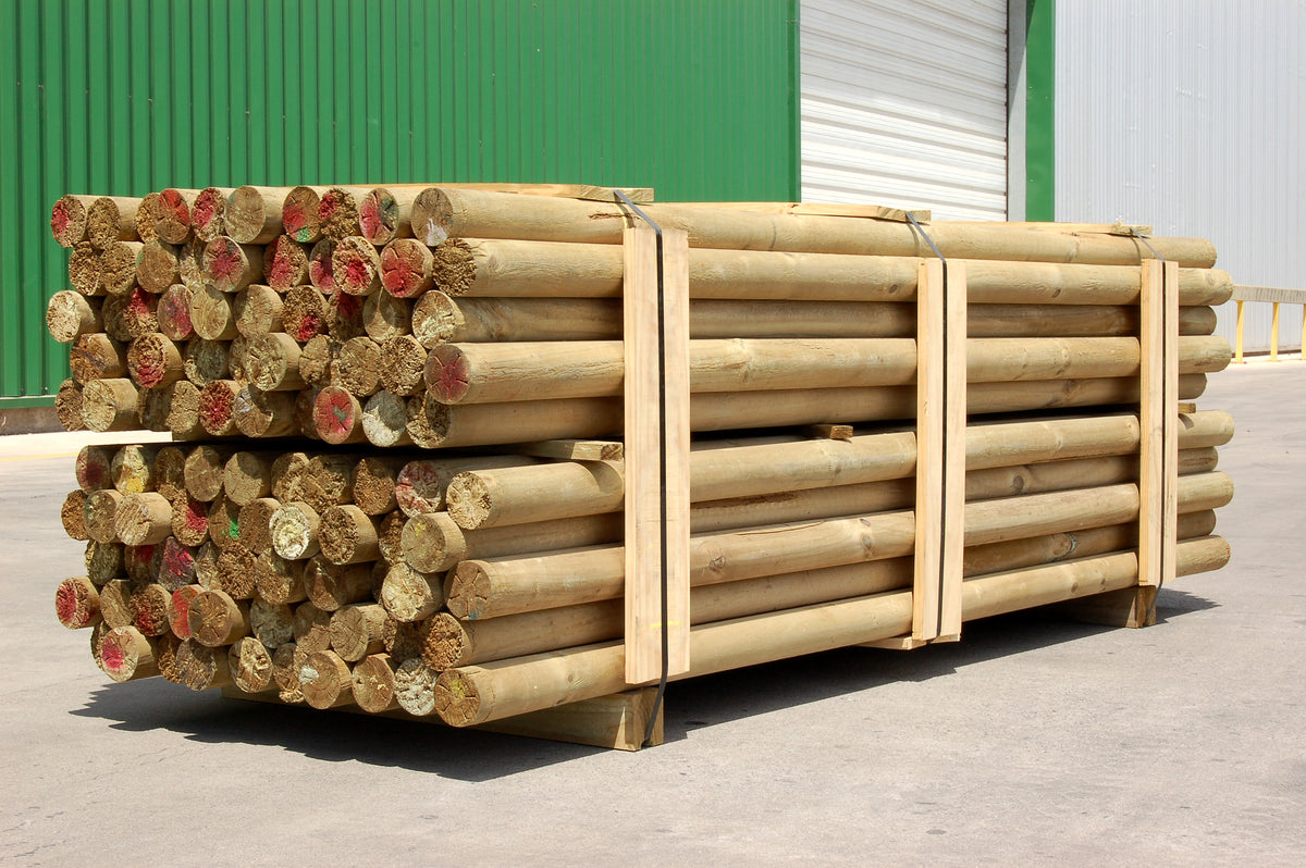 Rollizo Impregnado | Madera | Barraca La Estrella — Barraca la estrella